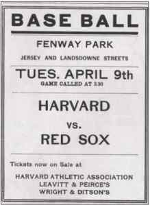 Red Sox Christen Park With A Win…..The Boston Post April 10, 1912 ...